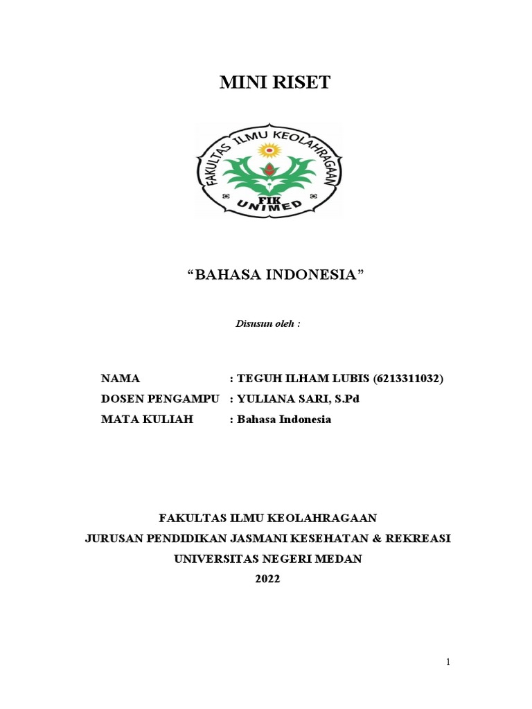 Mini Riset | PDF