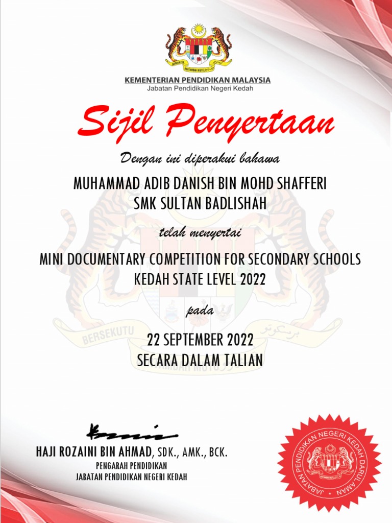 E-SIJIL ECC 2022 - Part28 | PDF