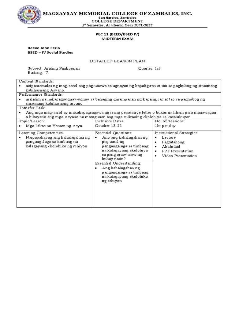 PEC 11 Midterm Exam MMC Based DLP | PDF