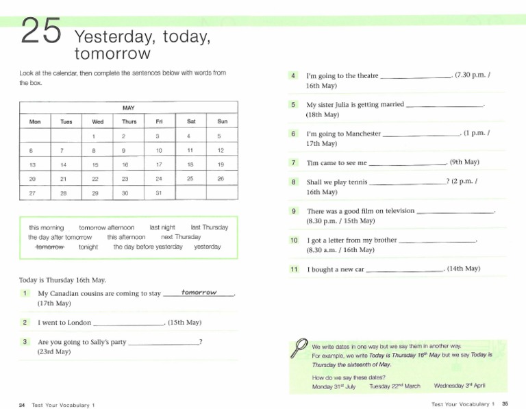 Yesterday, Today, Tomorrow | PDF