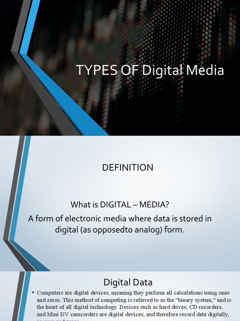 2 Types of Digital Media Real | PDF | Web Design | World Wide Web