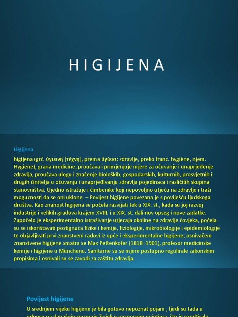 2 Higijena | PDF