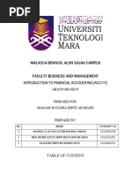 Acc117 Group Assignment | PDF | Debits And Credits | Financial Services