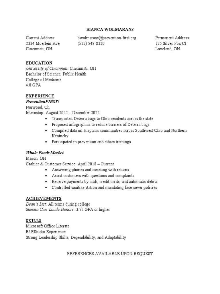 Resume Dec 2022 | PDF | Self-Improvement