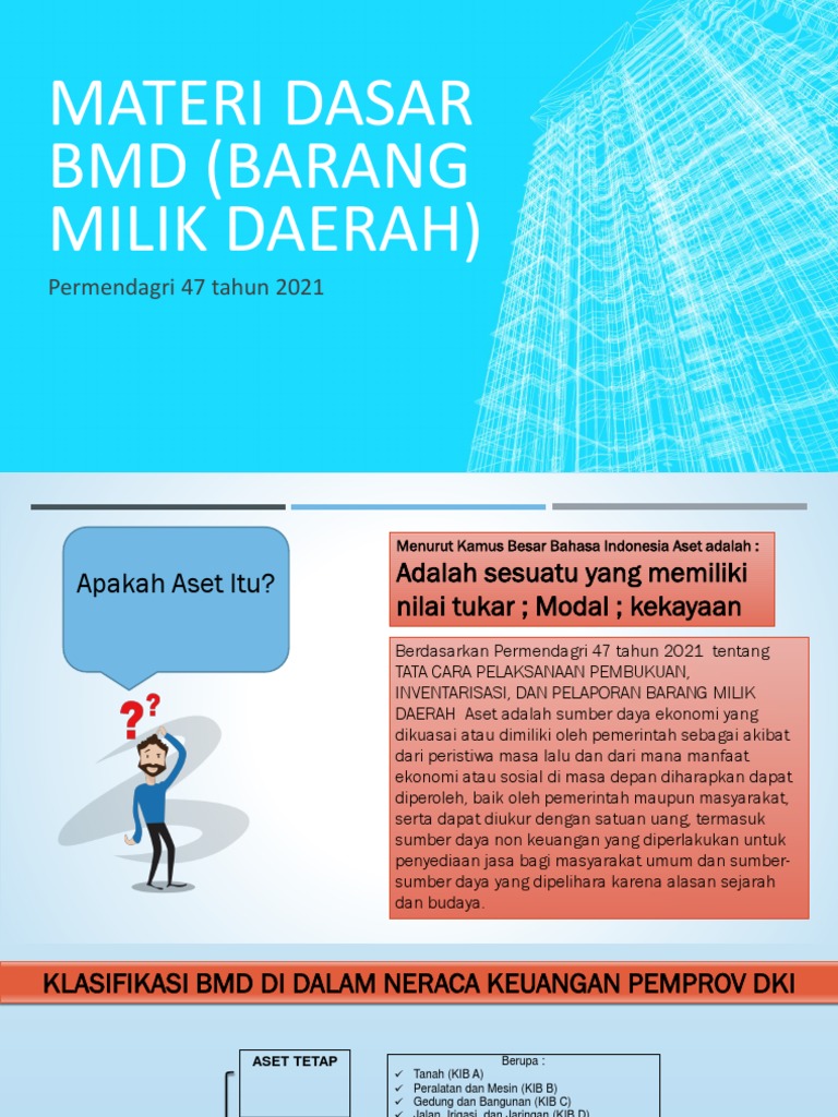 Pemahaman Aset BMD Sekolah | PDF