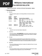 Service Bulletin: Cfe738 Turbofan Aircraft Engine | PDF | Turbine | Engines