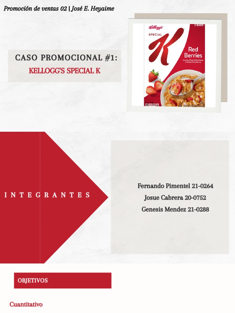 Caso Promocional Kellog's | PDF