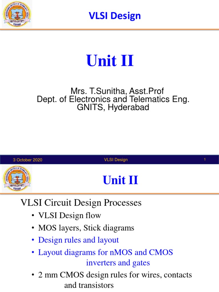 Unit2 - 3 - Design Rules and Layout | PDF | Cmos | Mosfet