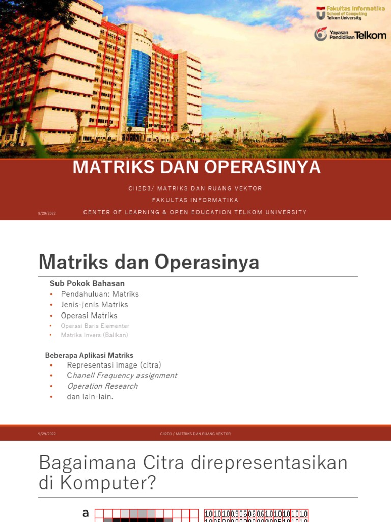1.matriks Dan Operasinya Compressed | PDF | Sains & Matematika
