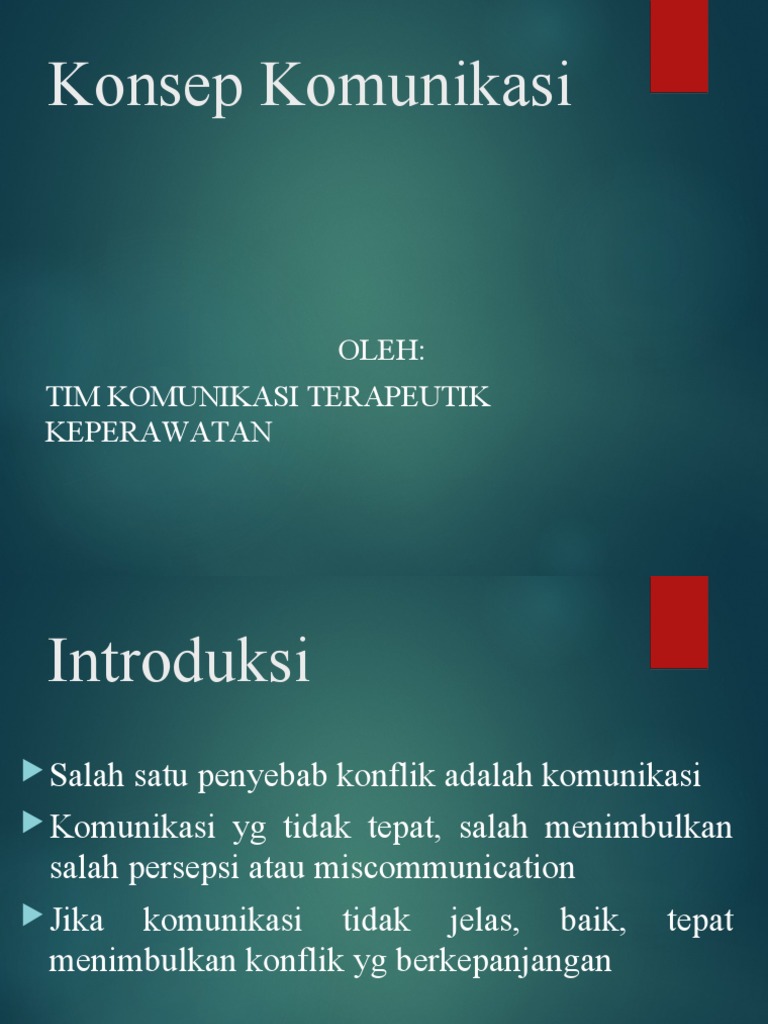 Konsep Dasar Komunikasi Pdf 