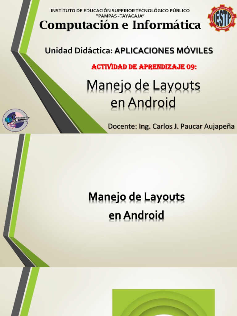 AA 09 - AM-Manejo de Layouts | PDF | Xml | Archivo de computadora