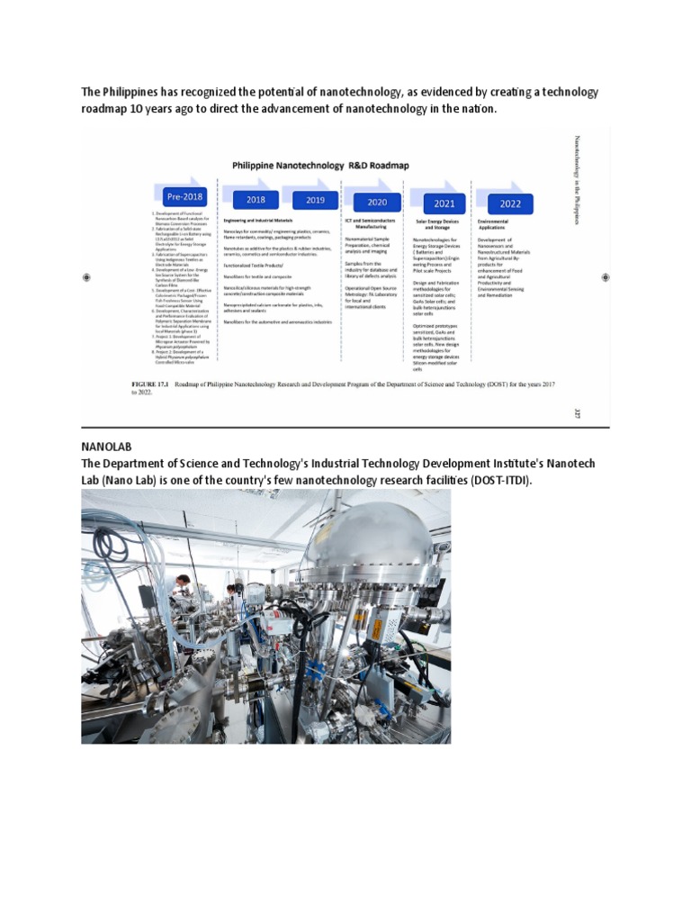 STS (Nanotech) - Nanotech in PH | PDF