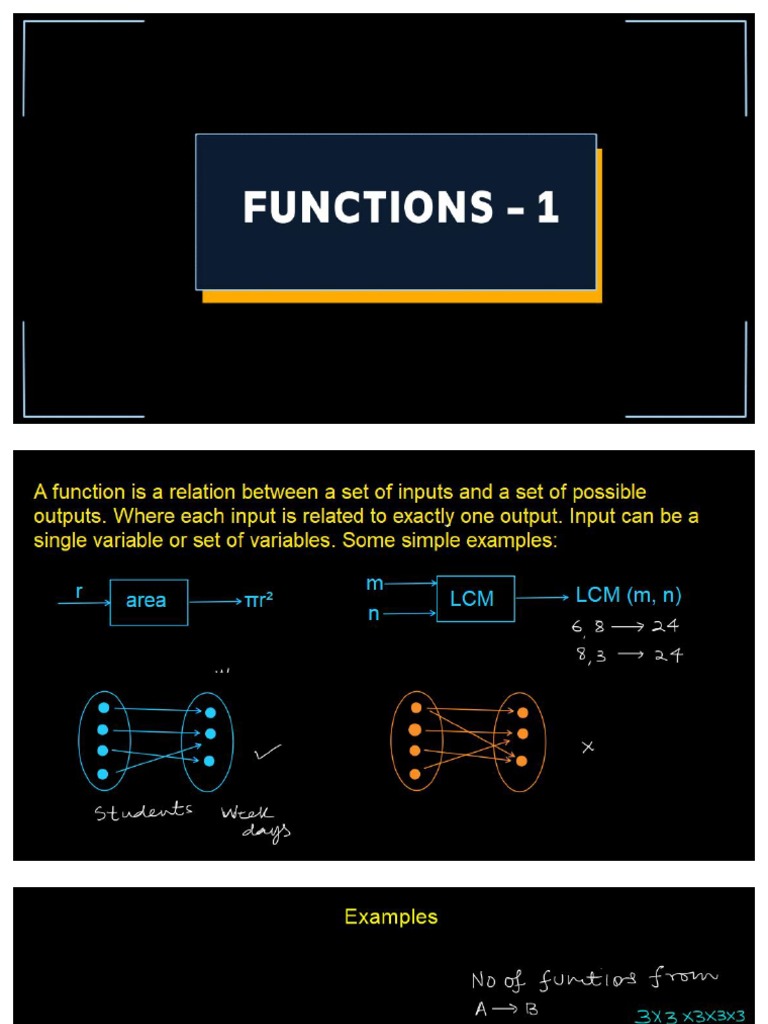 Functions 01 (CAT) | PDF