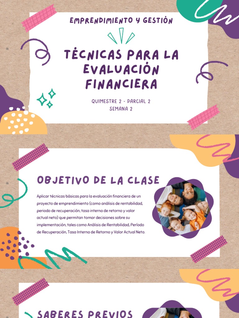 Emprendimiento-Iii Bgu-Q2-P2-S2 | PDF | Iniciativa empresarial | Tasa interna de retorno