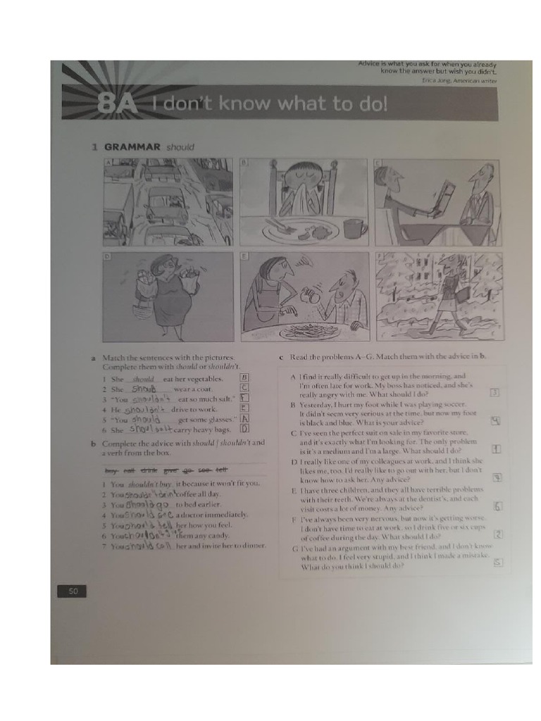 Workbook 8a 8B 8C | PDF