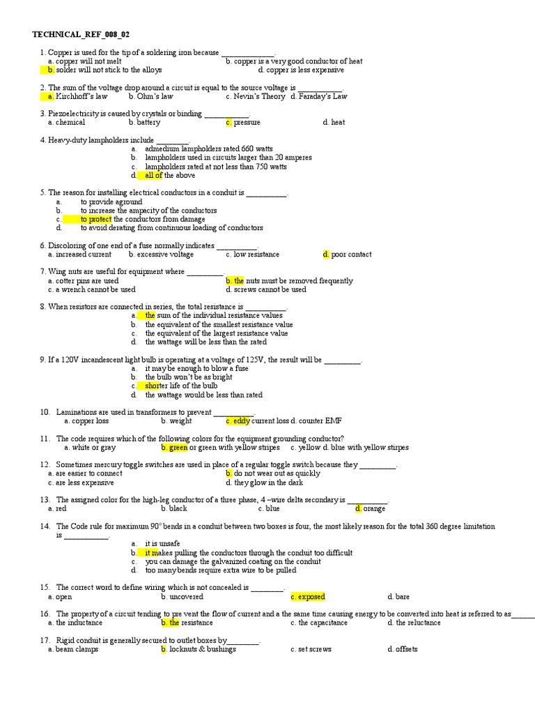 Copper Soldering Tips Technical Reference | PDF | Electrical Resistance And Conductance | Fuse ...