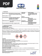 WD 40 Aerosol | PDF | Carbón | Toxicidad
