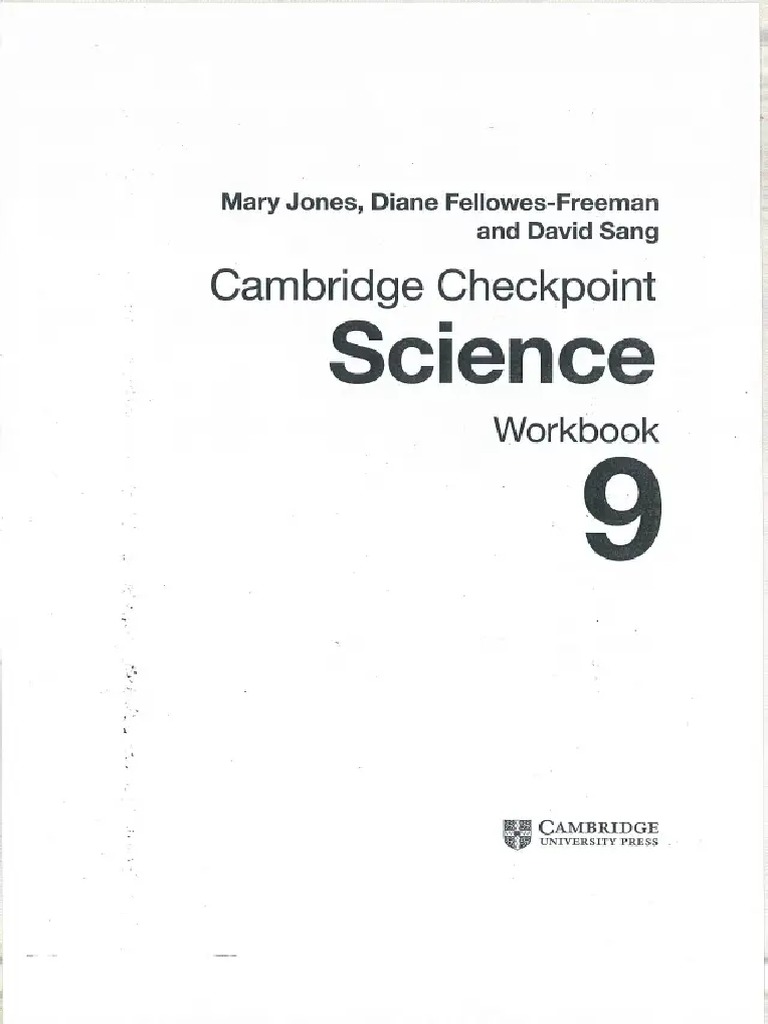 Science Workbook 9 | PDF