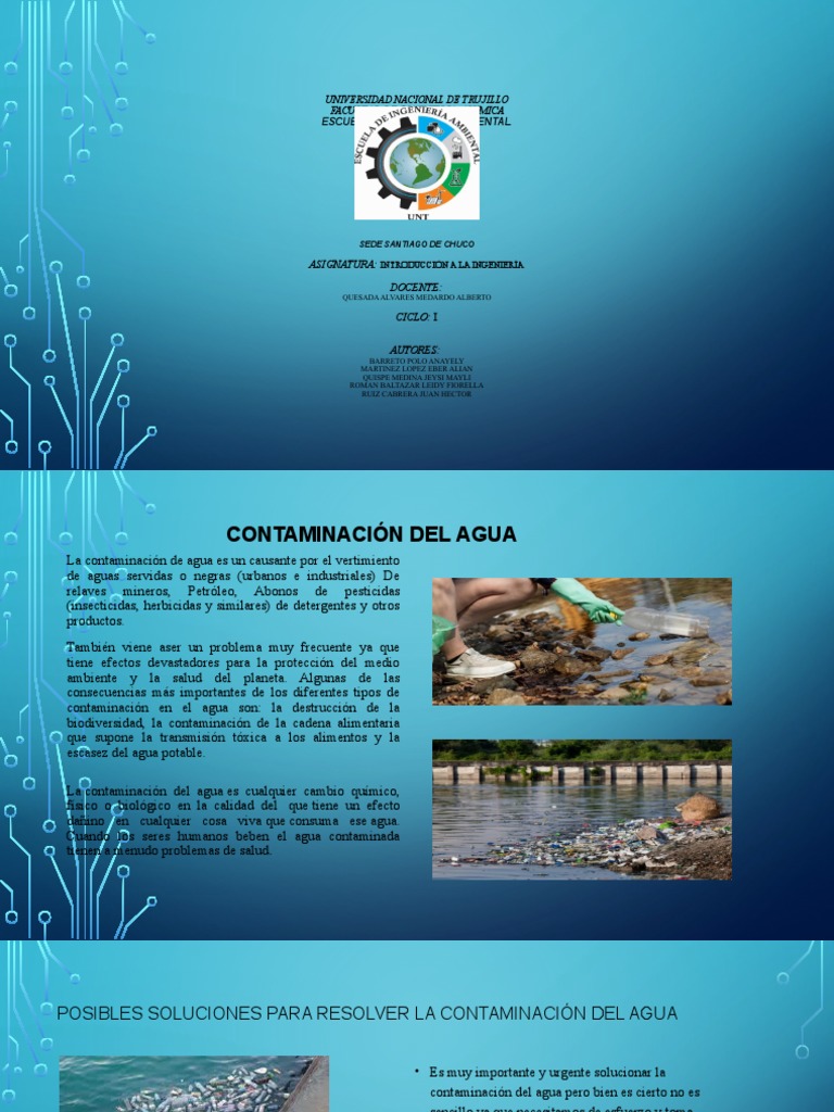 Tarea 6. Pasos para La Resolucion de Los Problemas Del Agua | PDF | La ...