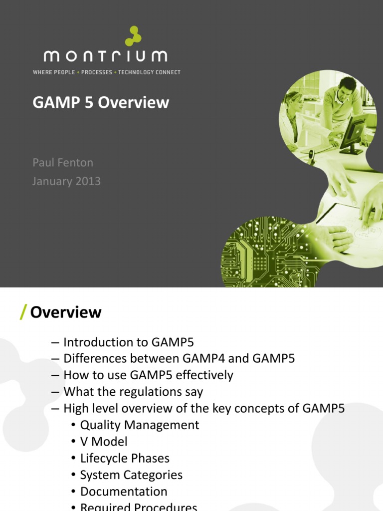 GAMP 5 Overview | PDF | Software Testing | Risk Management