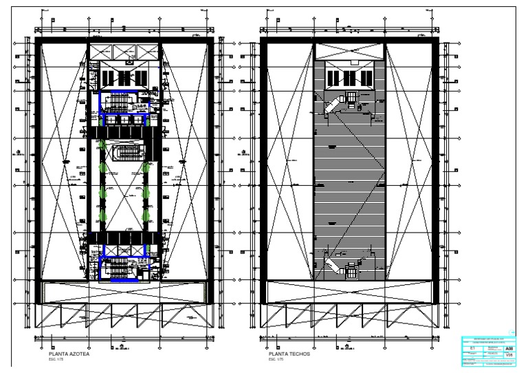 Planos arquitectónicos de una torre | PDF