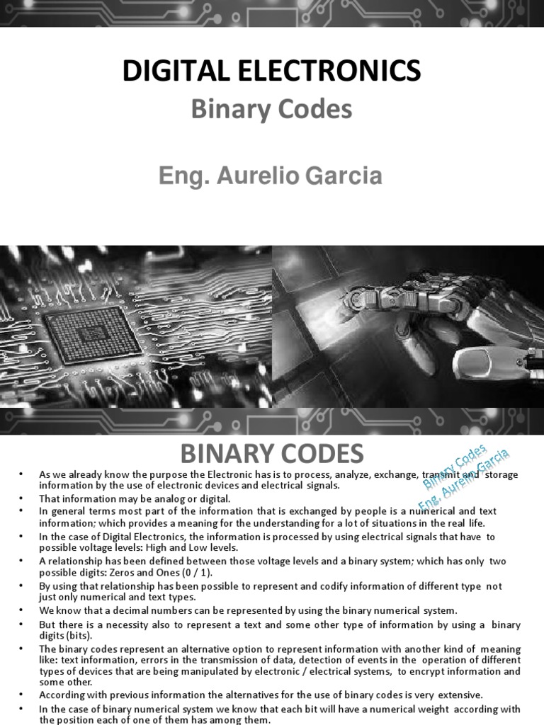 3 Binary Codes G Pdf Binary Coded Decimal Information 