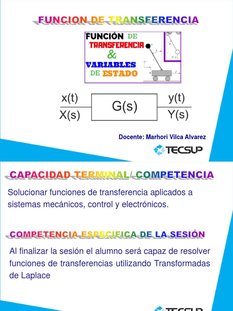 Clase 10-Funcion de Transferencia | PDF