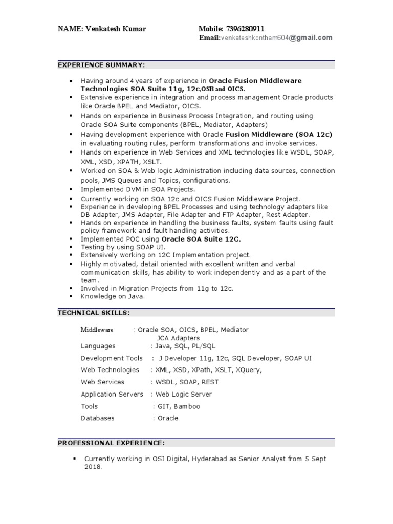 Oracle SOA - OSB - KS Venkatesh Kumar | PDF | Service Oriented ...