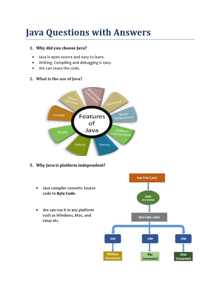 Java Interview Questions With Answers Download Free Pdf Method Computer Programming