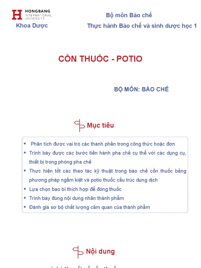 Cồn Quế - Potio Cồn Quế | PDF