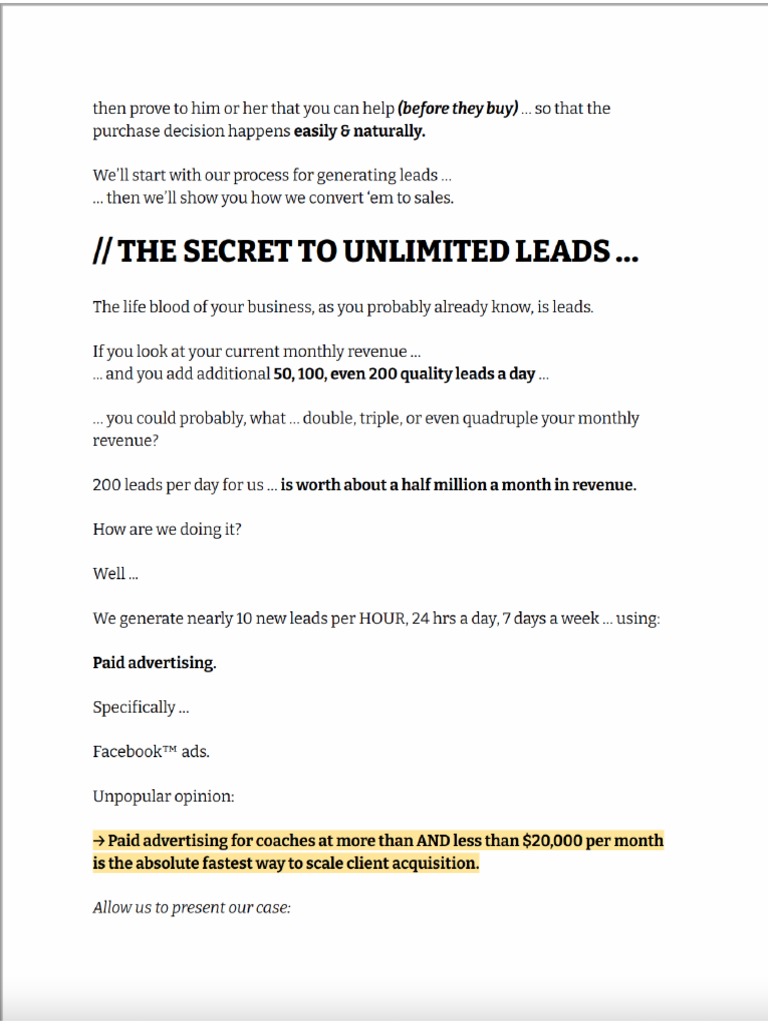 Upwork Example Of Good Formatting Pdf