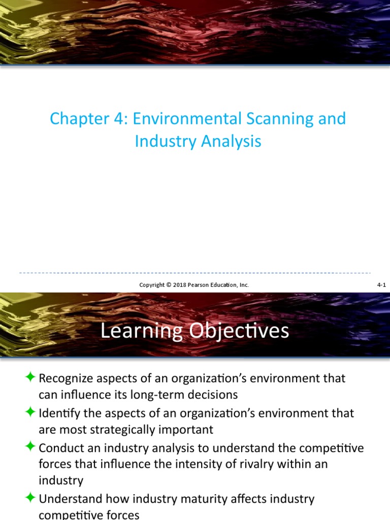Chapter 4 Environmental Scanning And Industry Analysis Pdf Supply