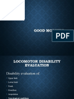 Locomotor Disability Evaluation | PDF | Finger | Vertebral Column
