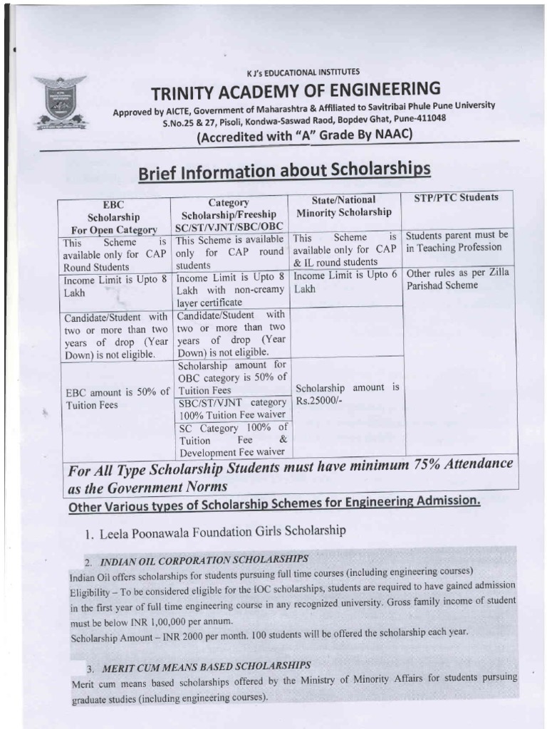 Scholarship | PDF | Academia | Higher Education