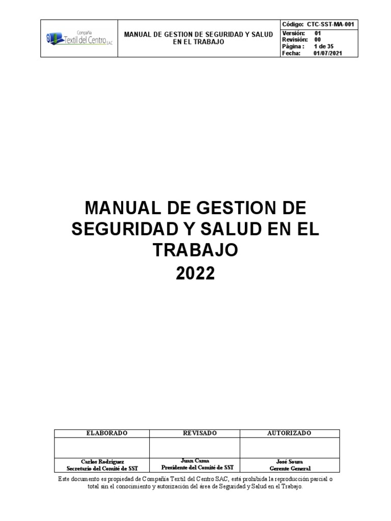 Manual para el establecimiento de un sistema de gestión de seguridad y ...