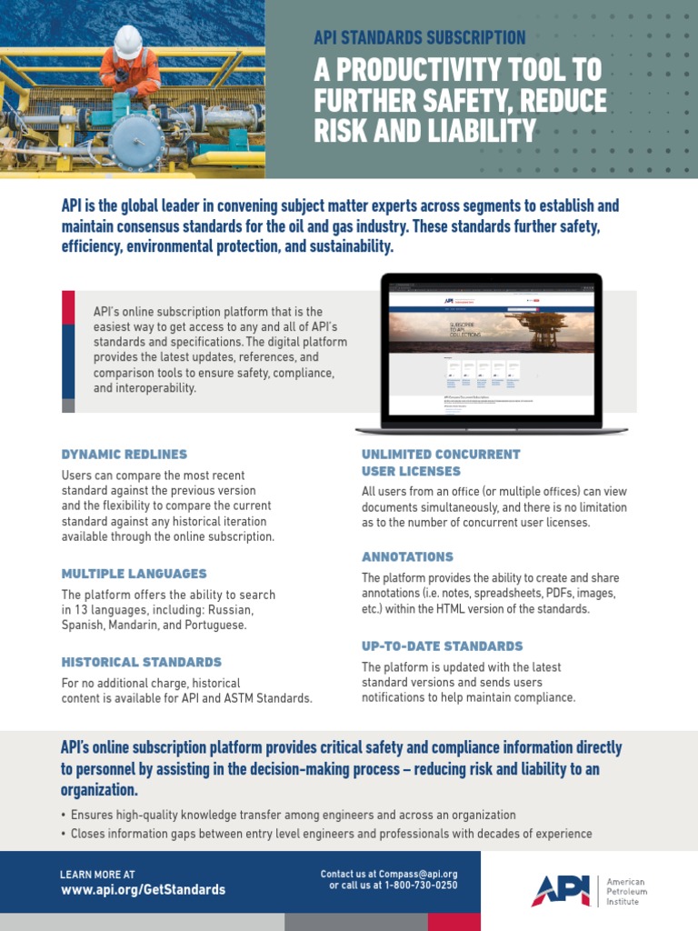 API Standards Subscription Platform | PDF | Safety | Interoperability