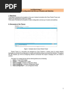 14.3.5 Packet Tracer - Basic Router Configuration Review | PDF | I Pv6 ...