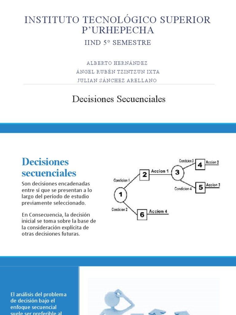 Decisiones Secuenciales y Árboles | PDF