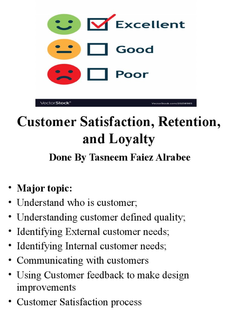 Chapter 7 Customer Satisfaction | PDF | Customer | Customer Satisfaction