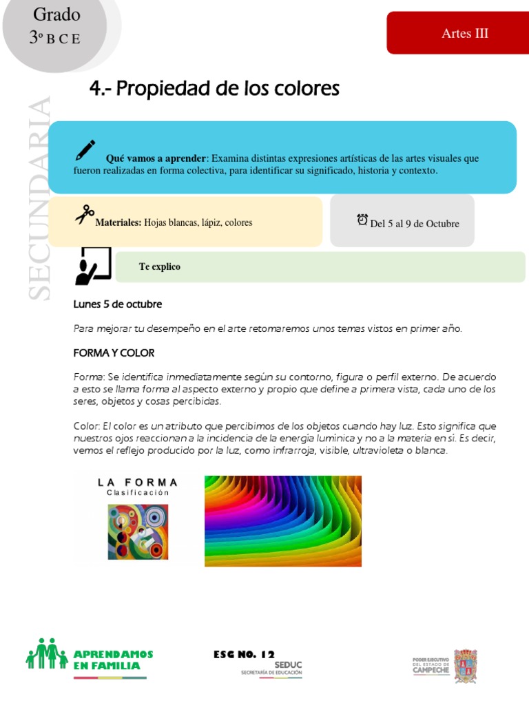 Propiedades y clasificación de los colores: una introducción a la ...
