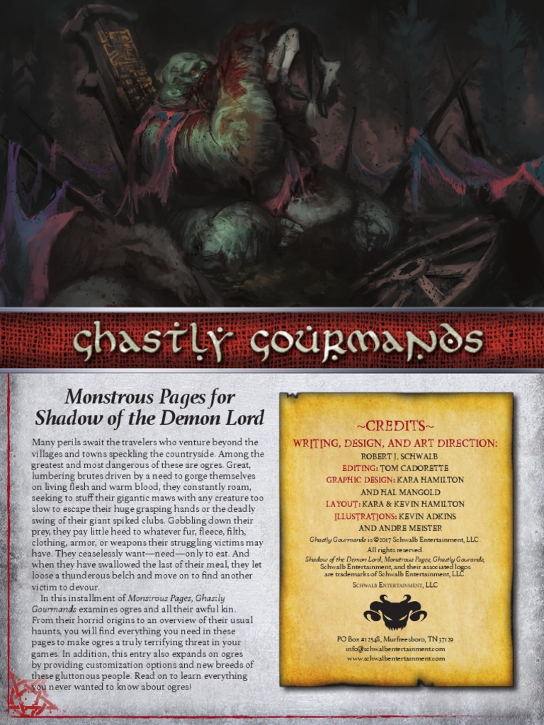 SotDL - Monstrous Pages - Ghastly Gourmands | PDF | Fairies