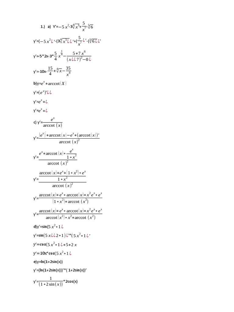 Derivate | PDF