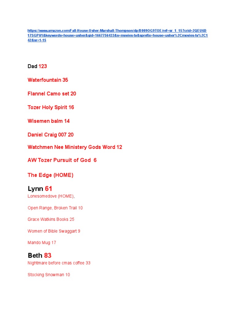 Cmas Presents - Google Docs 2 | PDF