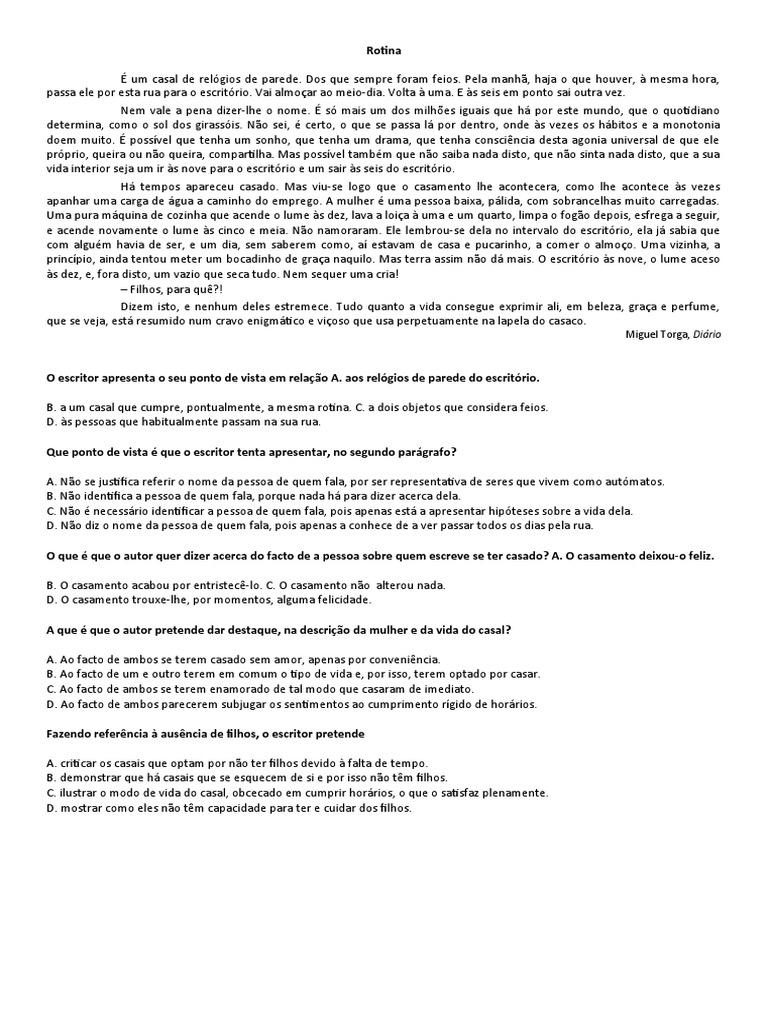 Textos Diversos Rotina | PDF | Incêndios | Amor