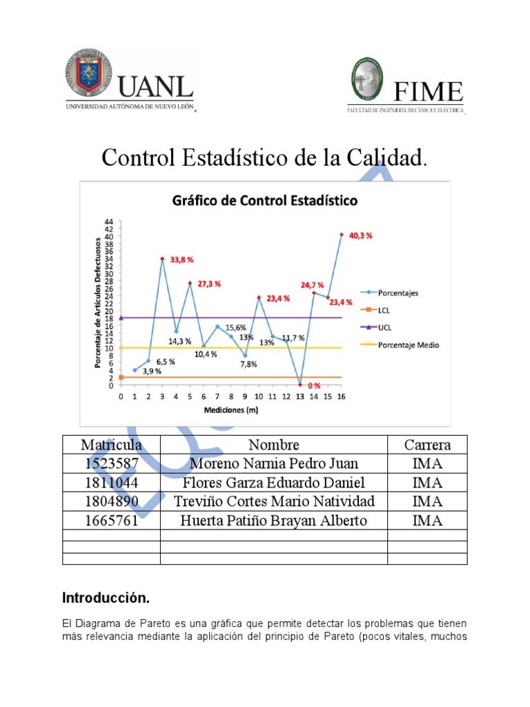 Pia Control Estadistico | PDF | Refrigerador