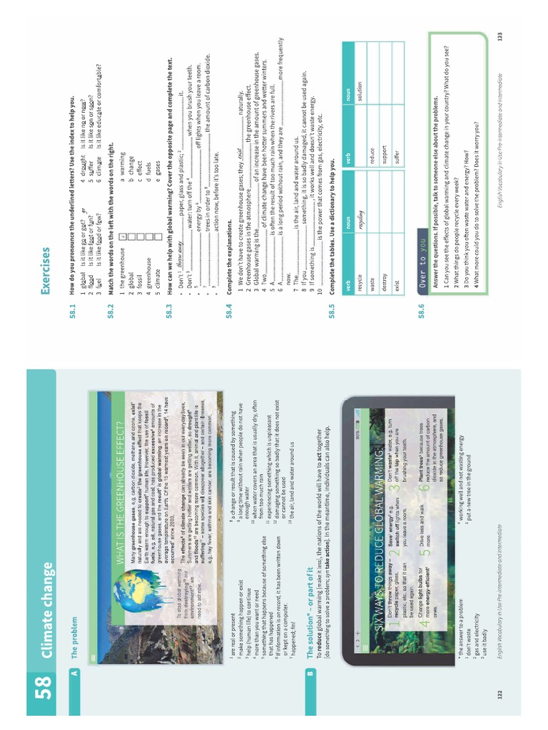 Unit 58 Climate Change | PDF