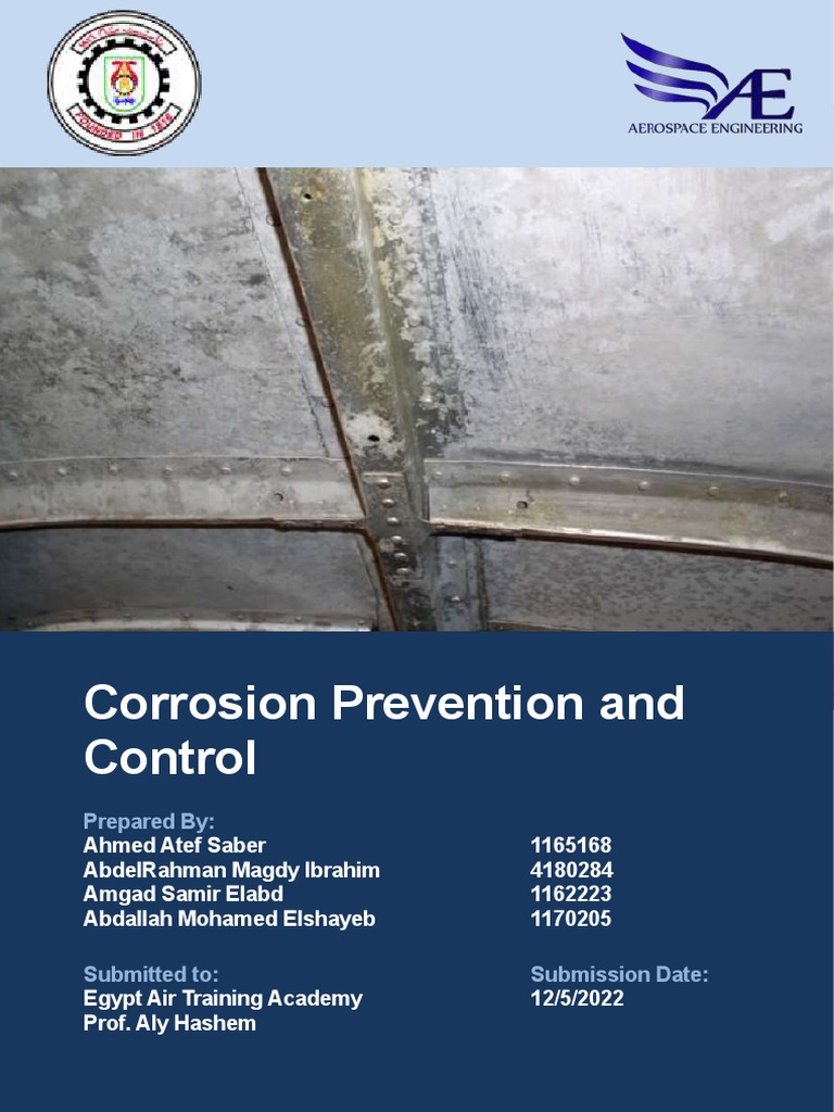 AF3 Corrosion Prevention and Control - EgyptAir Report | PDF ...