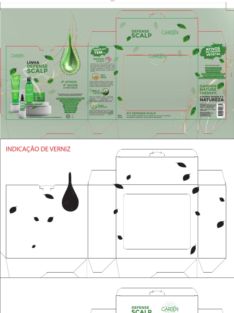 Caixa Defense Scalp Com Indicações | PDF | Cabelo