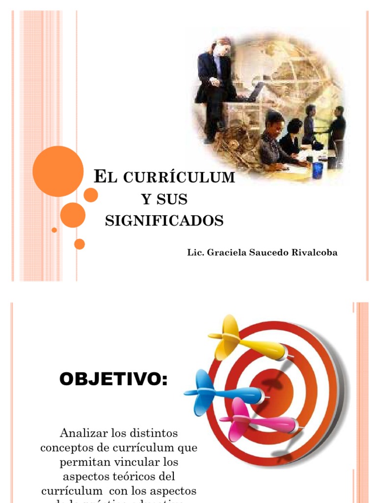 El Curriculum y Sus Significados | Plan de estudios | Teoría de la ...