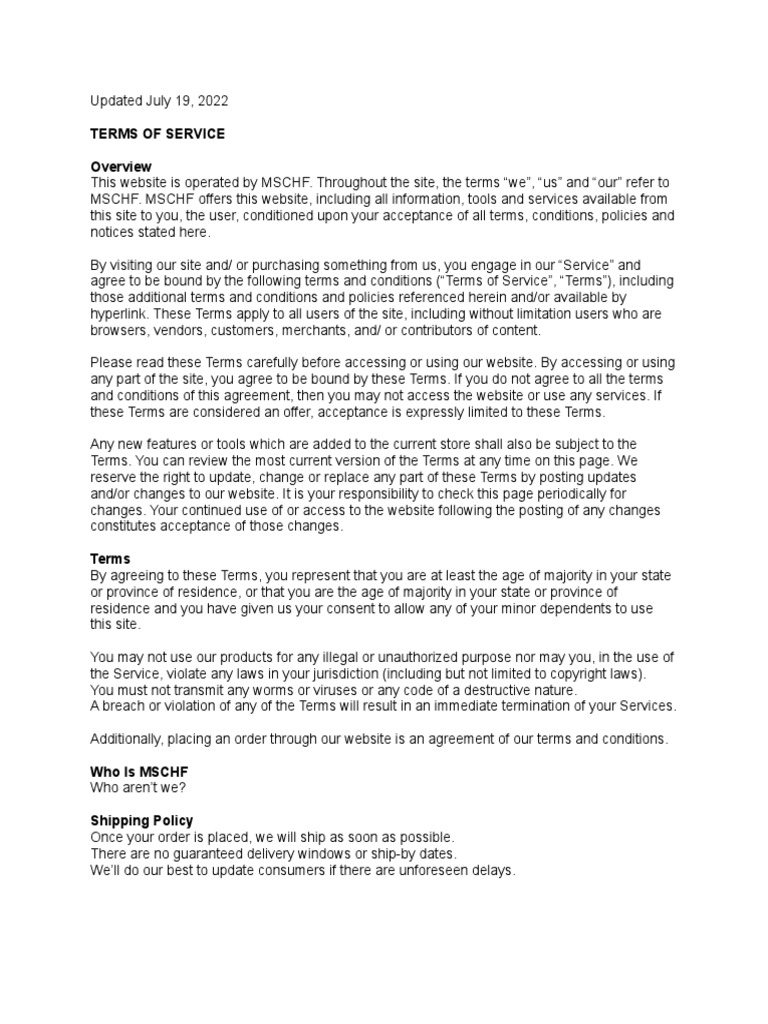 Terms of Service | PDF | Indemnity | Legal Liability